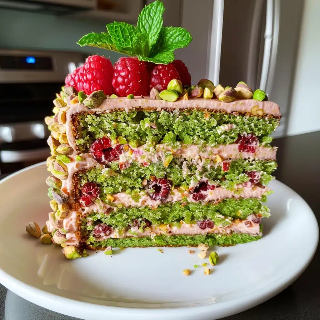 Pistachio Raspberry Cake - Recipe HD